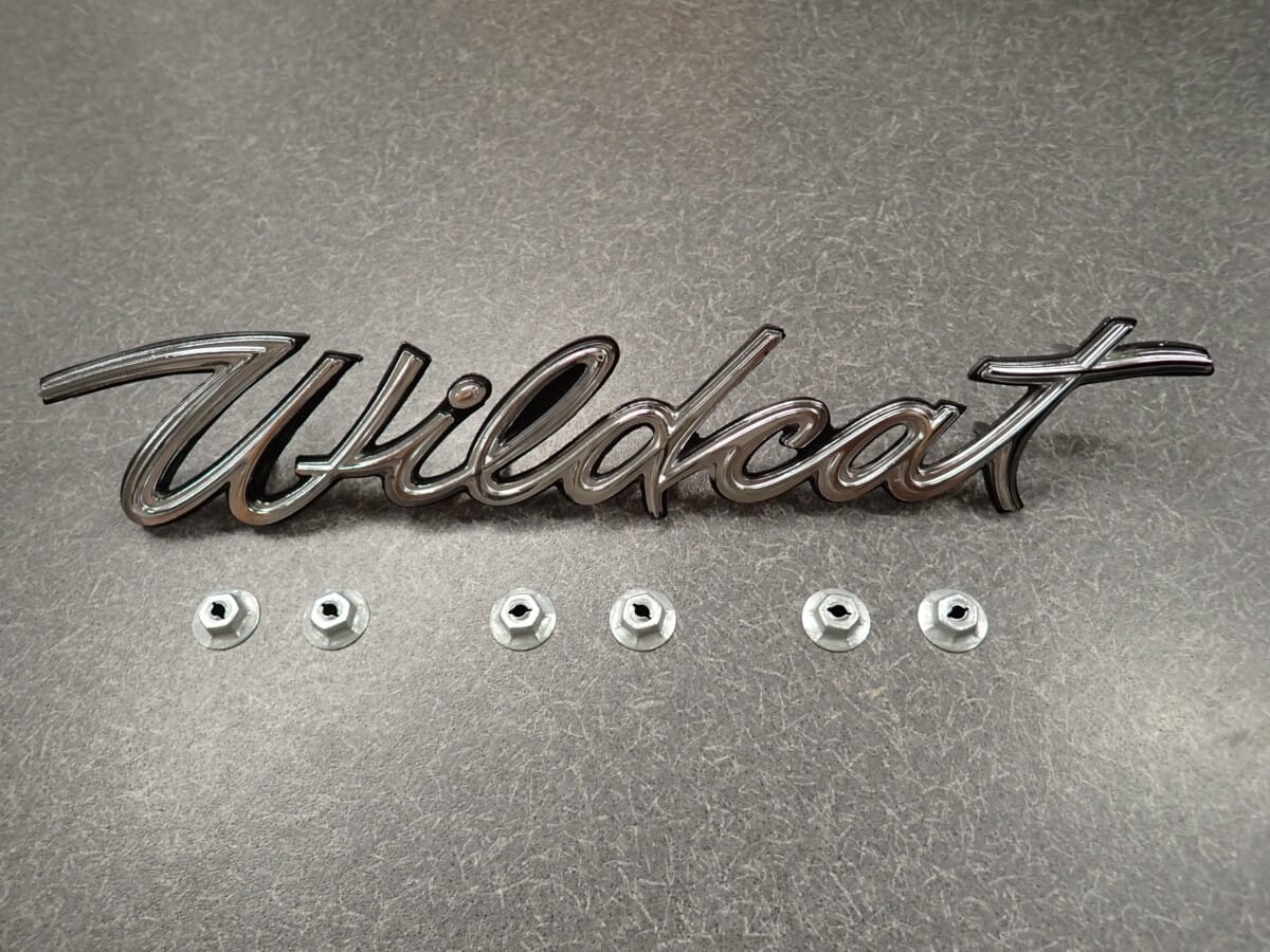 1964 Buick Wildcat Rear Quarter Scripts Emblems 64 “Wildcat” Side ...